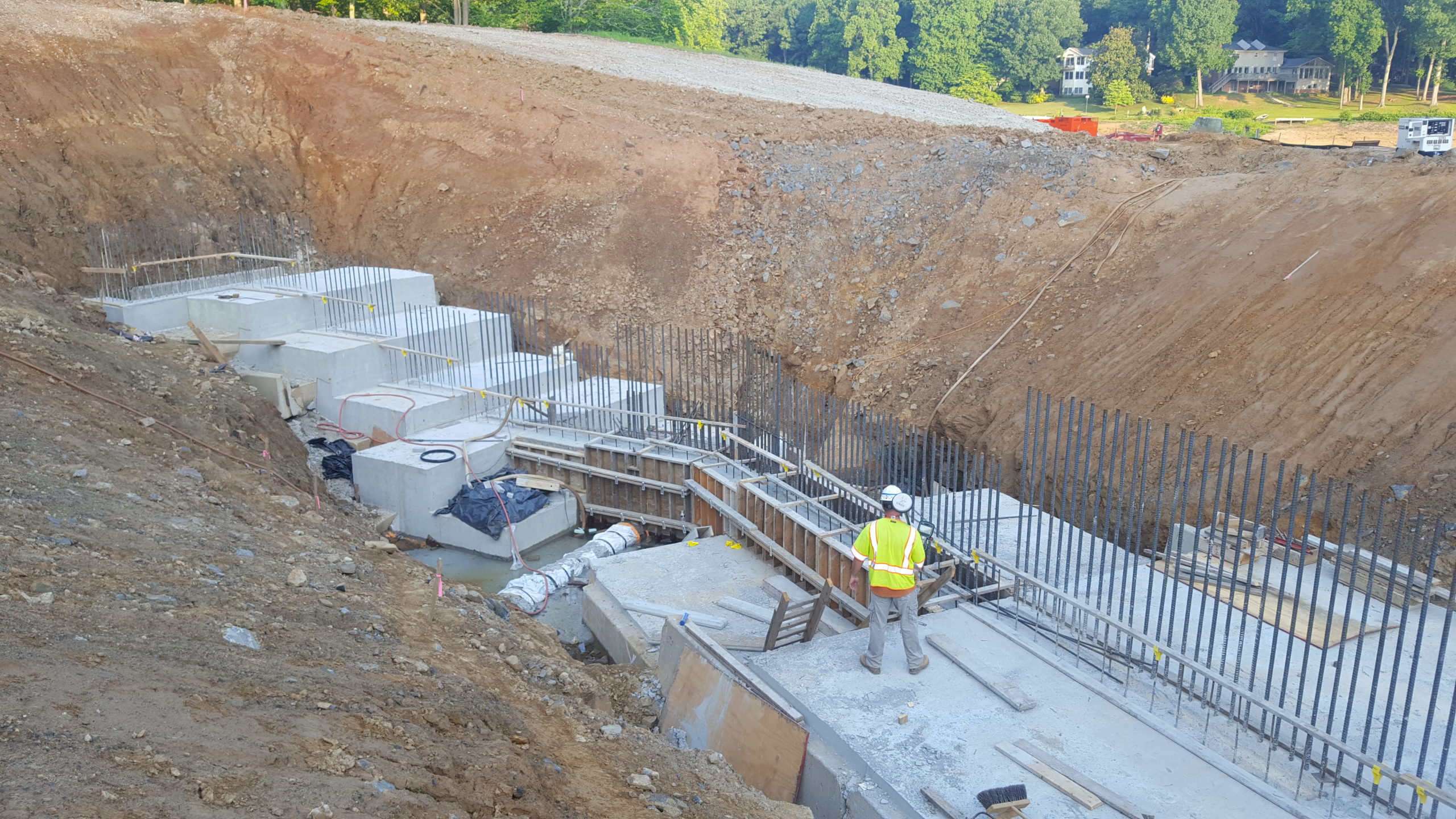 Montclair Dam Spillway - Shirley Contracting