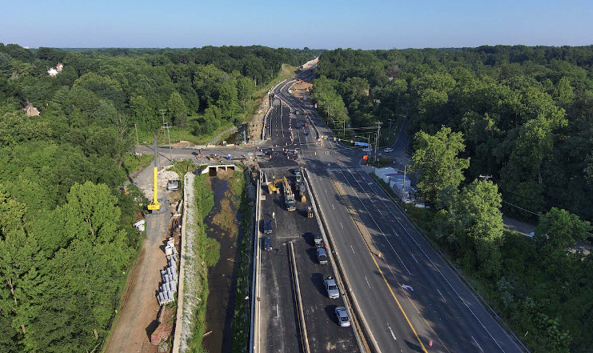 Route 7 Corridor Improvements are Underway - Shirley Contracting